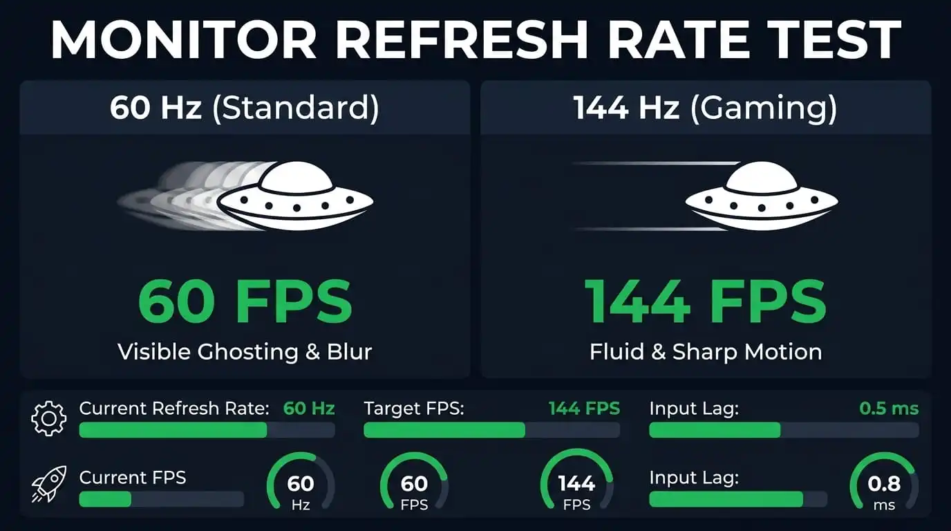 Refresh Rate Test — Detect Your Monitor's True Hz